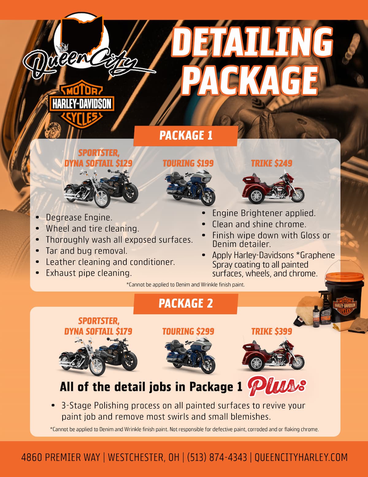 Detailing Services for your Harley-Davidson Motorcycles in Cincinnati ...
